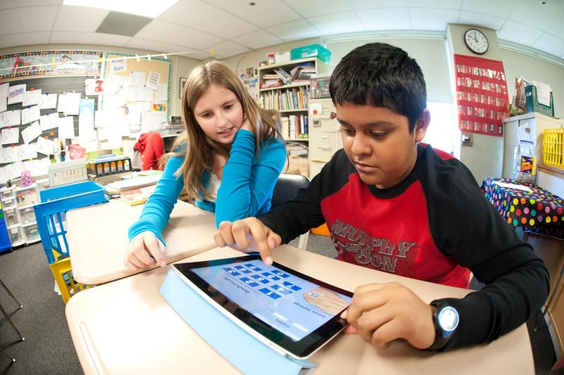 Touching equals learning with iPads in elementary classroom | Newsroom ...