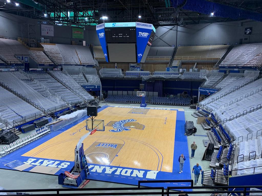 Hulman Center renovation on time, on budget halfway through ...